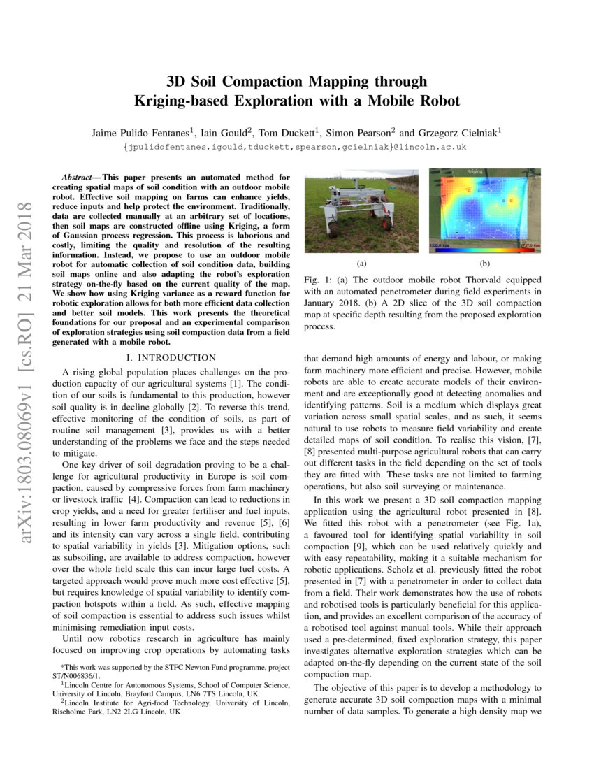 3D Soil Compaction Mapping through Kriging-based Exploration with a Mobile Robot | DeepAI