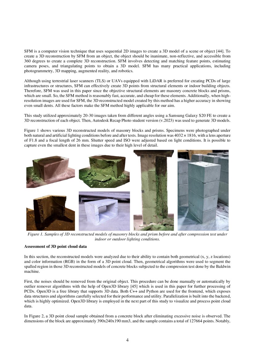 3D vision-based structural masonry damage detection | DeepAI 3D vision-based structural masonry damage detection | DeepAI
