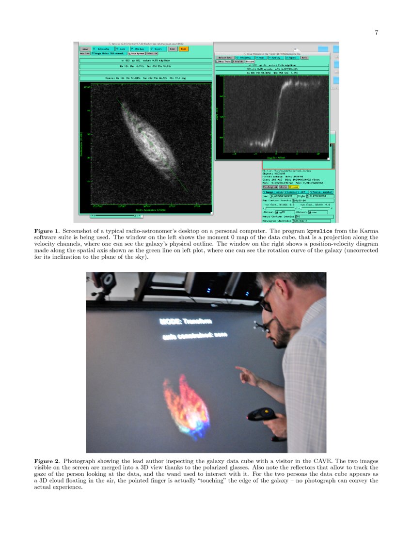 3D visualization of astronomy data cubes using immersive displays | DeepAI