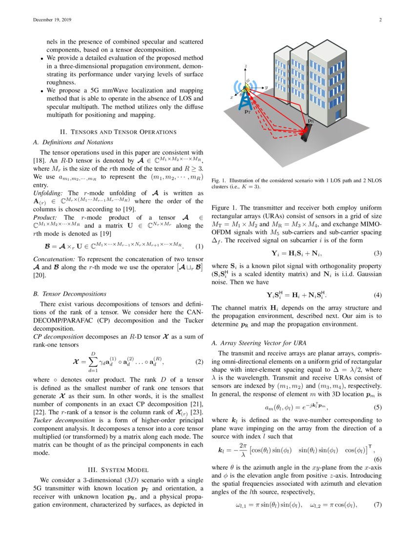 5G Positioning and Mapping with Diffuse Multipath | DeepAI
