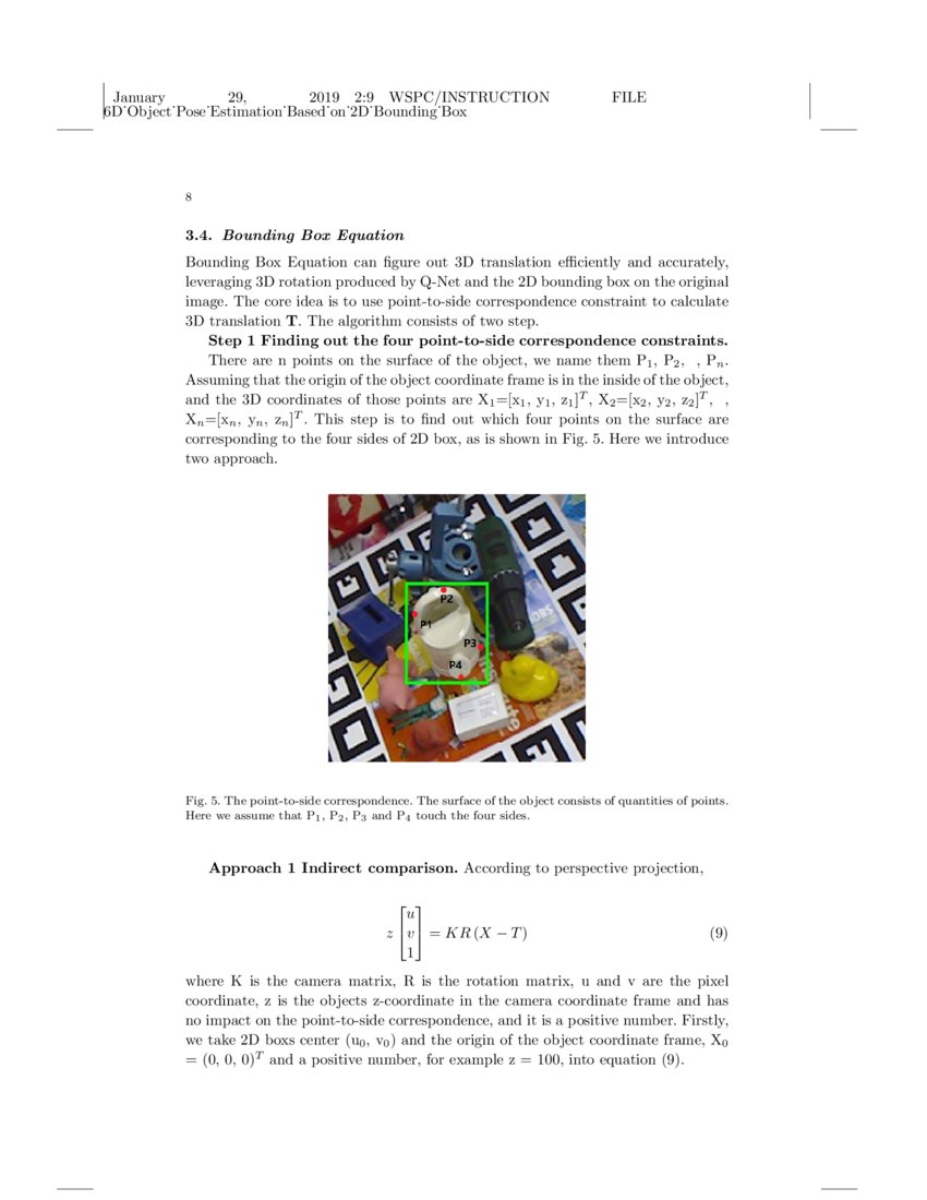 6d Object Pose Estimation Based On 2d Bounding Box Deepai