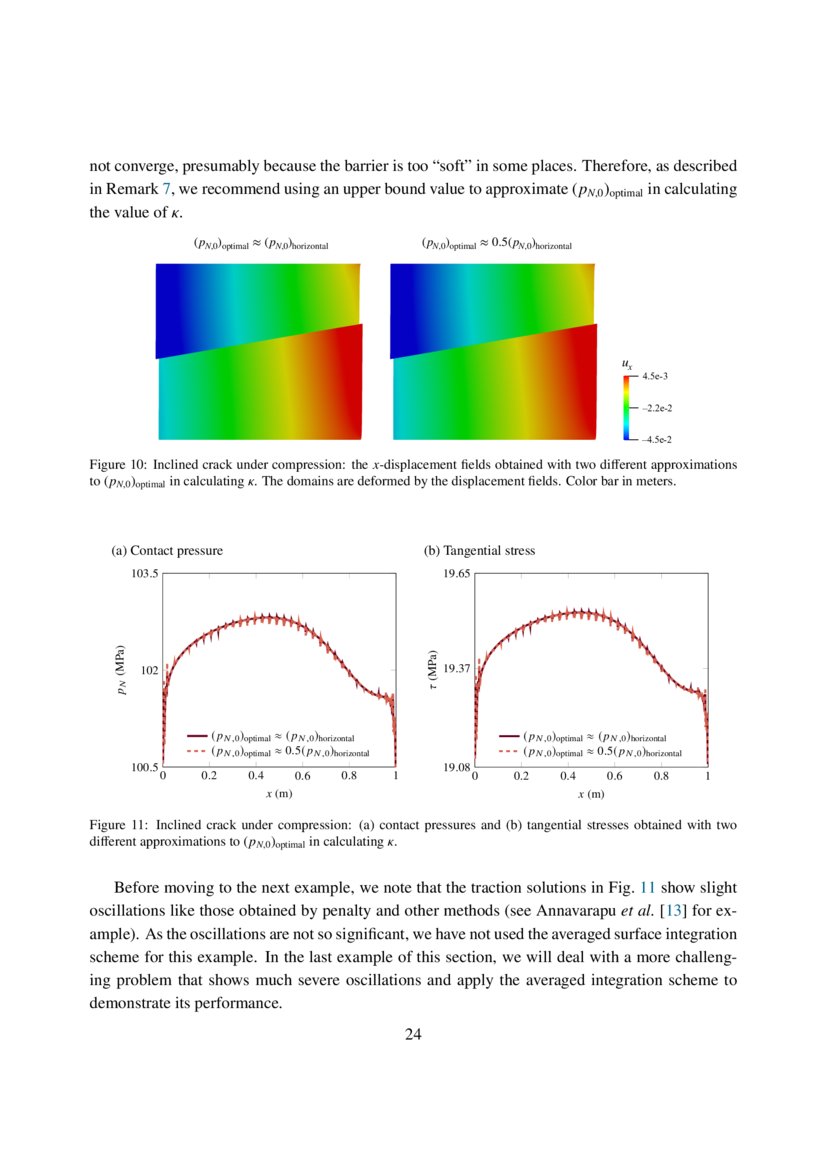 A Barrier Method For Frictional Contact On Embedded Interfaces Deepai