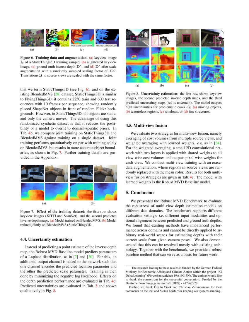 A Benchmark And A Baseline For Robust Multi View Depth Estimation Deepai
