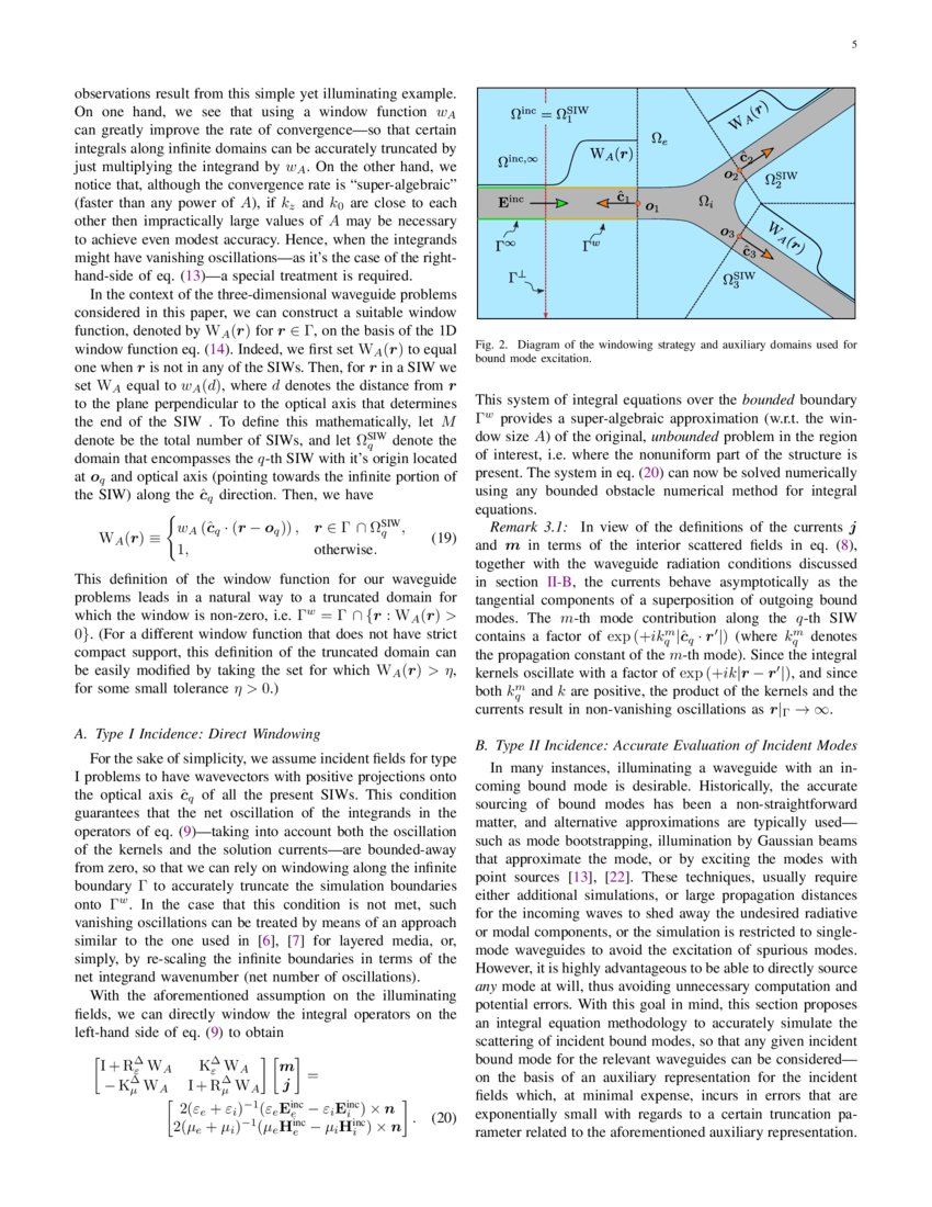 A boundary integral method for 3D nonuniform dielectric waveguide ...