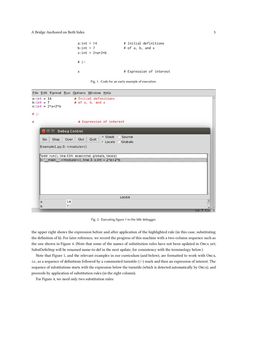 A Bridge Anchored on Both Sides: Formal Deduction in Introductory CS ...