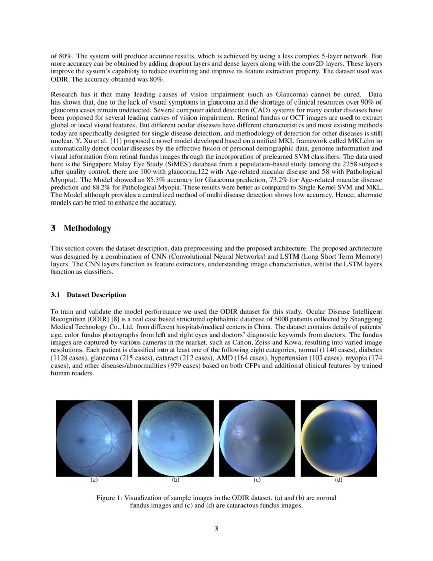 A Cnn Lstm Combination Network For Cataract Detection Using Eye Fundus
