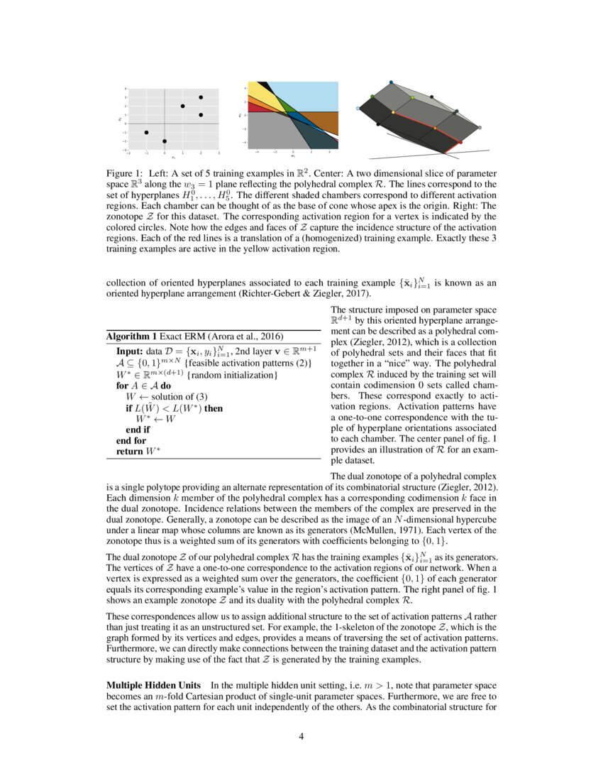 A Combinatorial Perspective On The Optimization Of Shallow Relu Networks Deepai