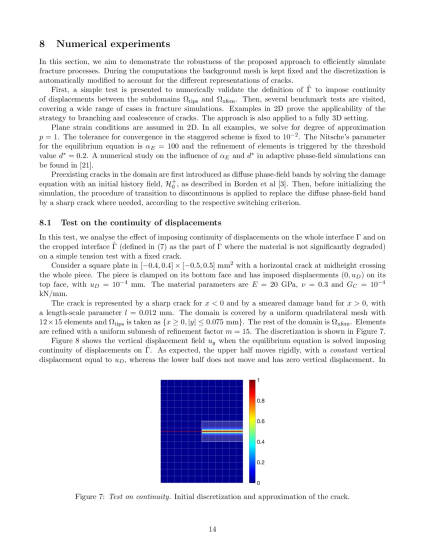 A Combined Xfem Phase Field Computational Model For Crack Growth