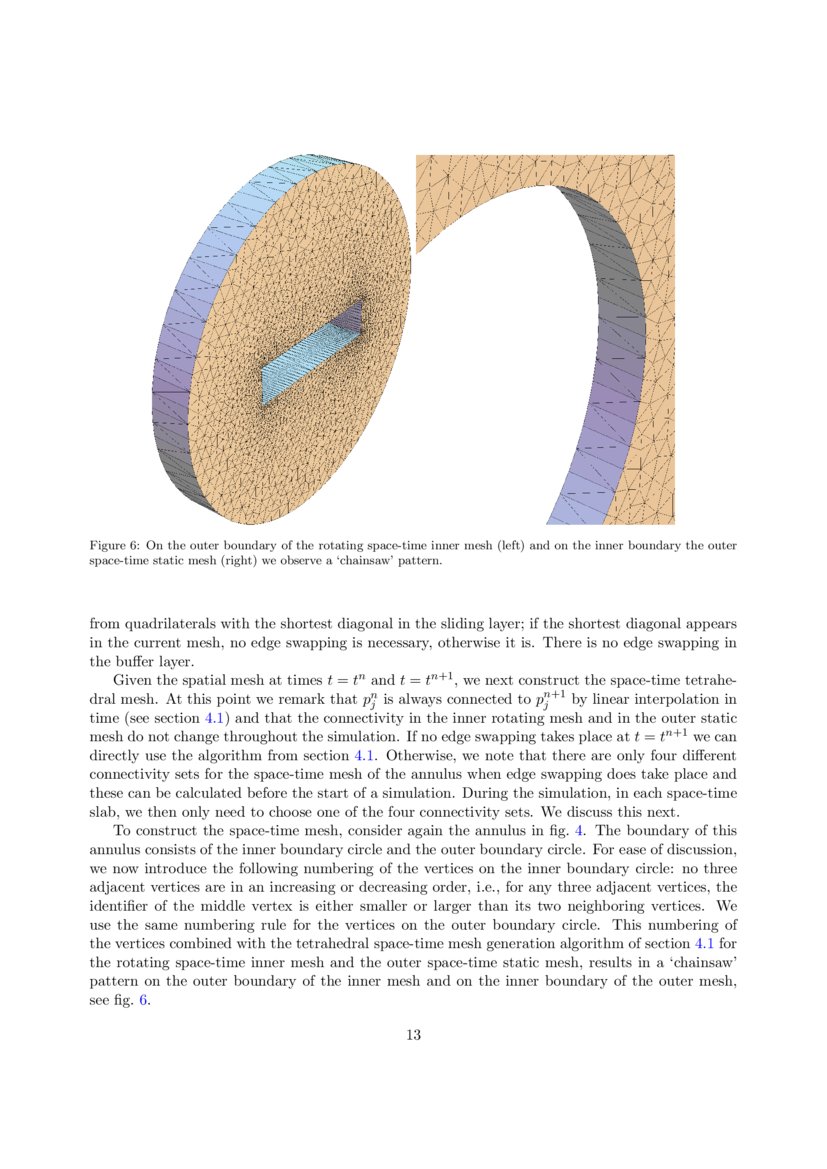 A conforming sliding mesh technique for an embedded-hybridized ...