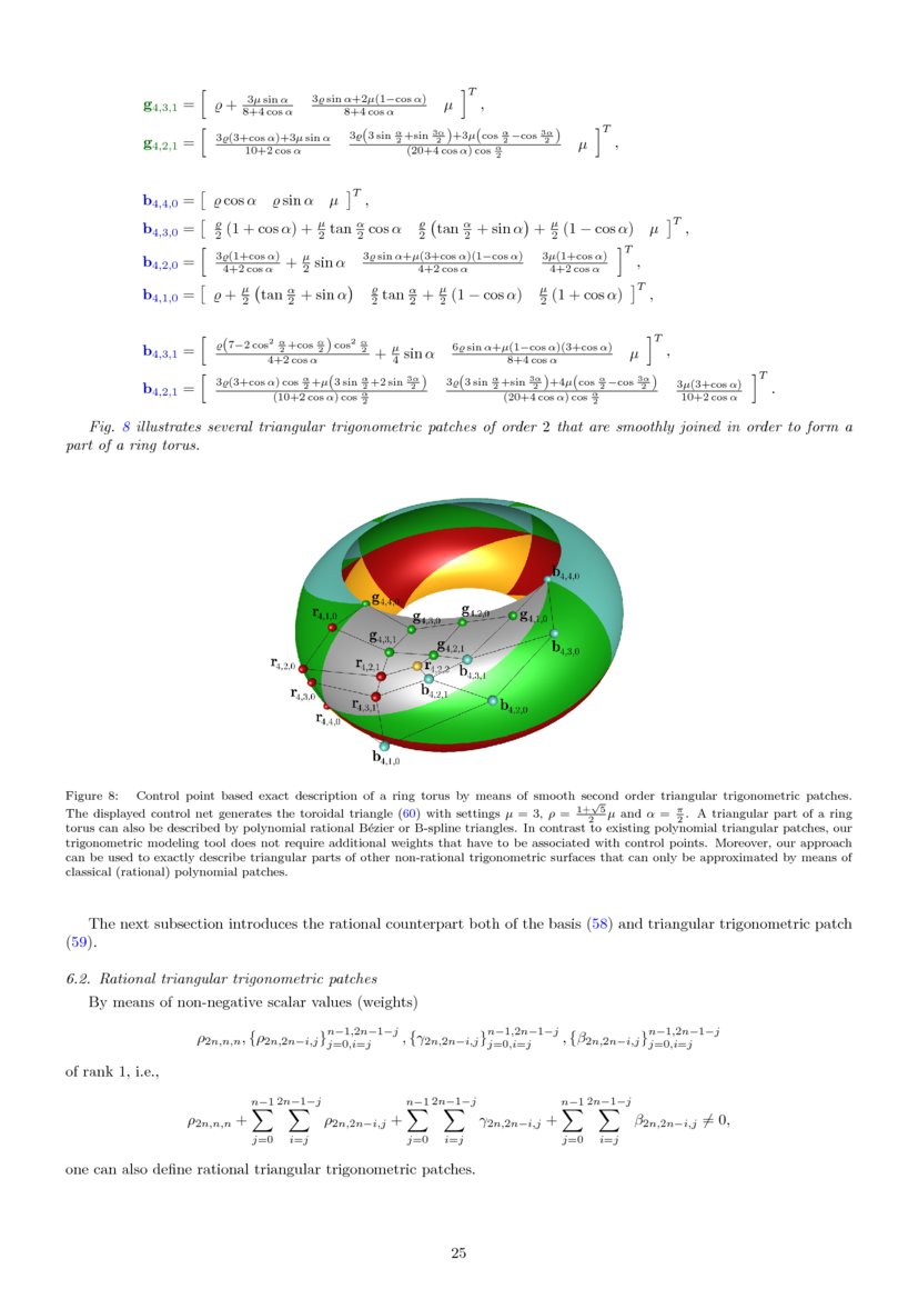 A constructive approach to triangular trigonometric patches | DeepAI