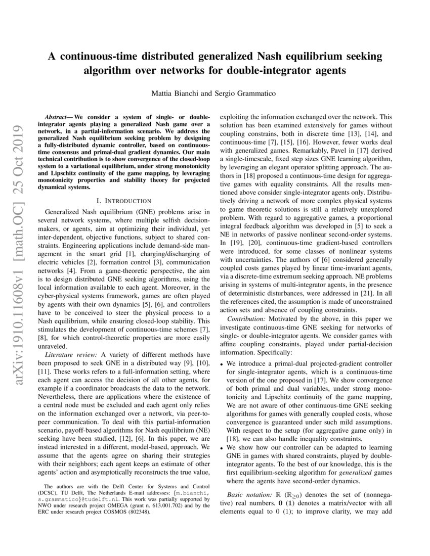 A Continuous Time Distributed Generalized Nash Equilibrium Seeking Algorithm Over Networks For