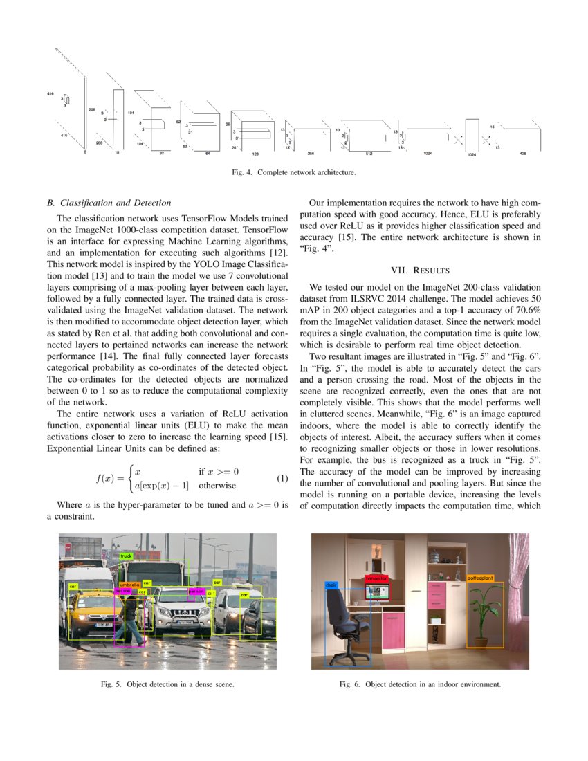A Convolutional Neural Network Based Live Object Recognition System As