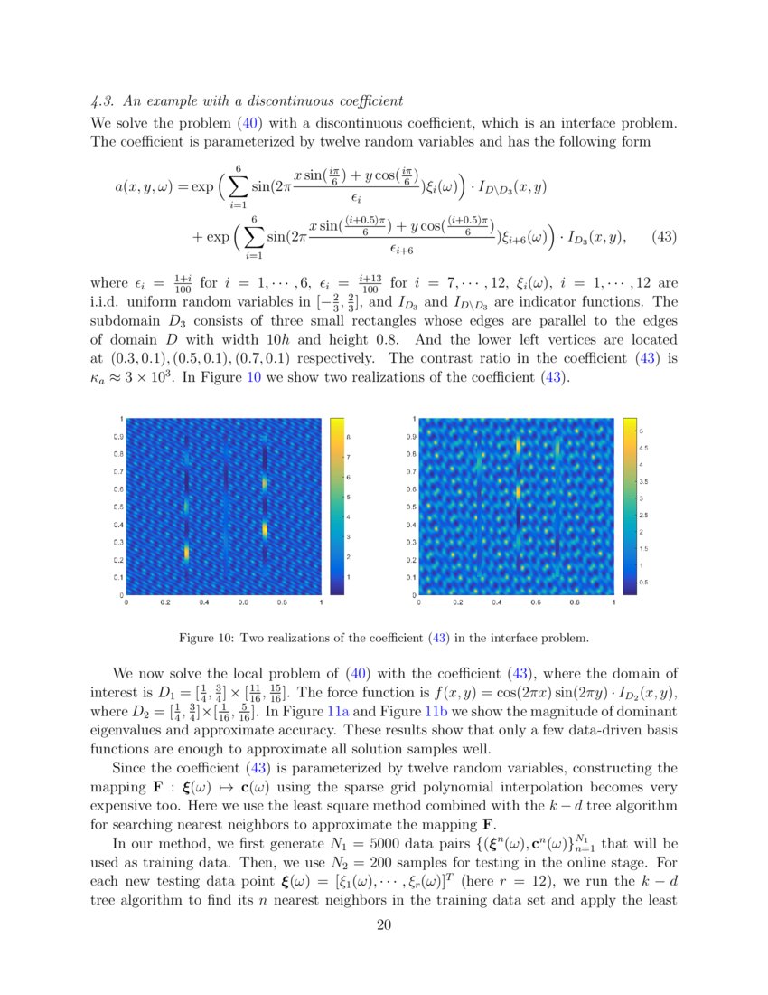 A Data Driven Approach For Multiscale Elliptic Pdes With Random Coefficients Based On Intrinsic