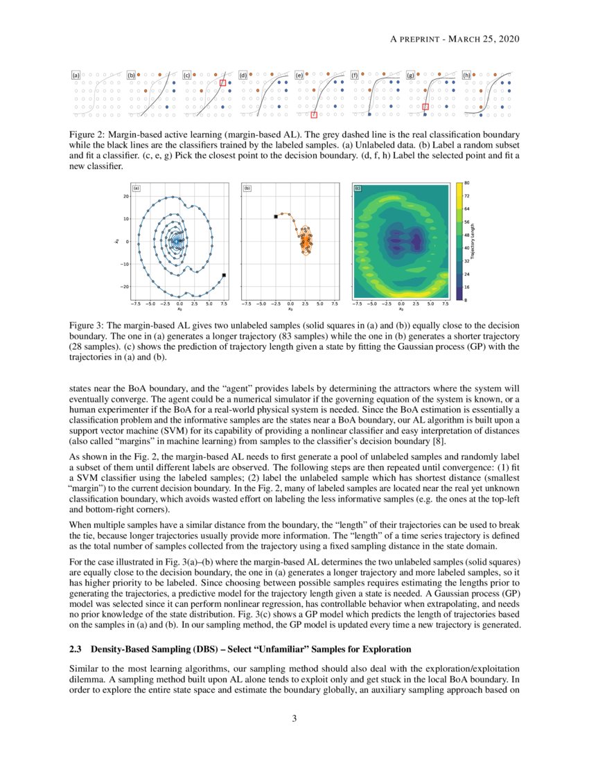 A Data Efficient Sampling Method For Estimating Basins Of Attraction