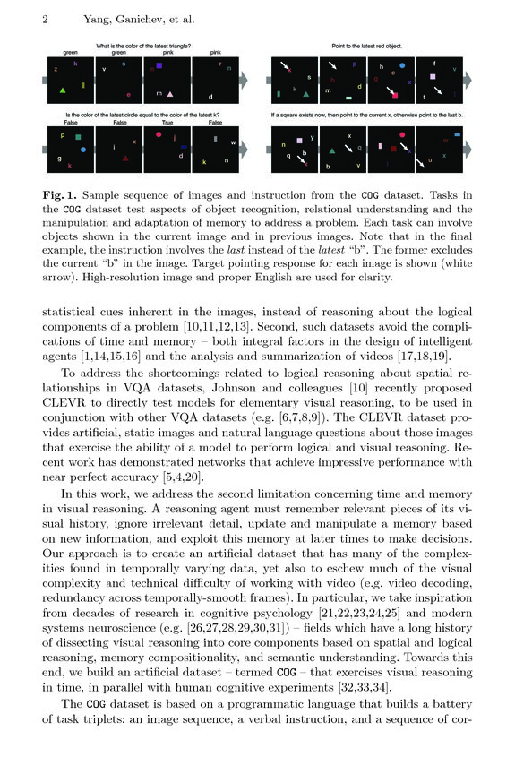 A dataset and architecture for visual reasoning with a working memory | DeepAI