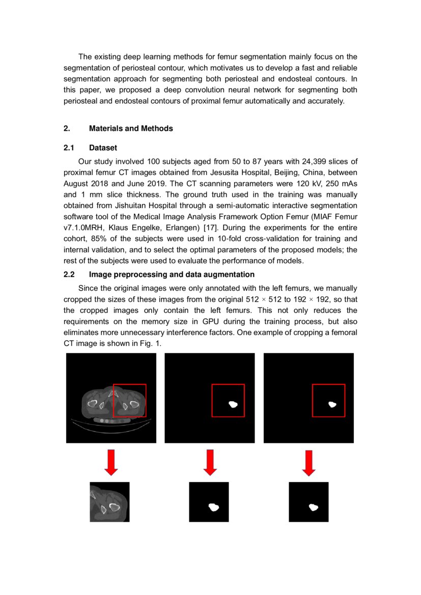 A Deep Learning-Based Approach to Extracting Periosteal and Endosteal Contours of Proximal Femur ...