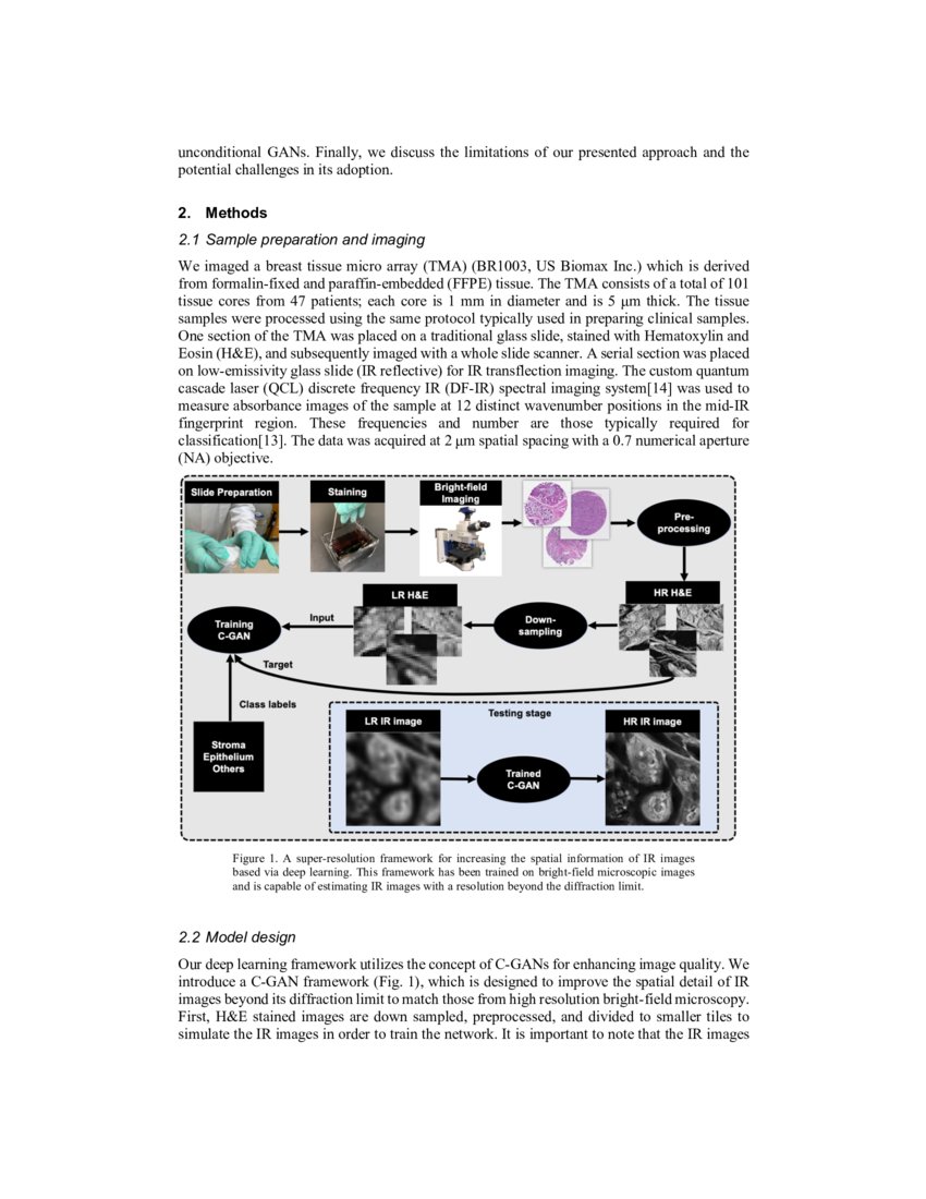 A deep learning framework for morphologic detail beyond the diffraction limit in infrared ...