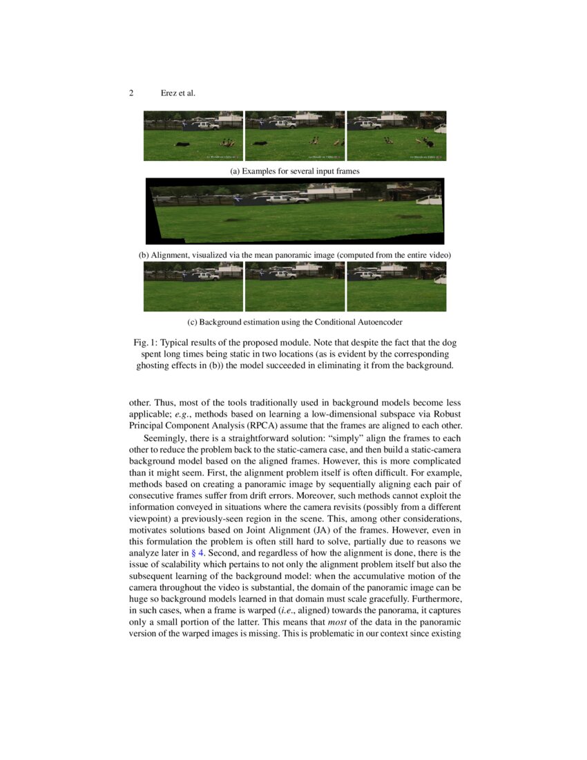 A Deep Moving-camera Background Model | DeepAI