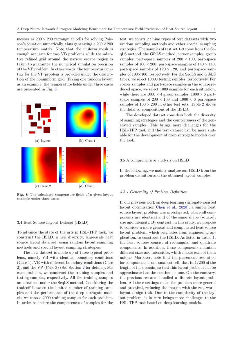A Deep Neural Network Surrogate Modeling Benchmark For Temperature Field Prediction Of Heat