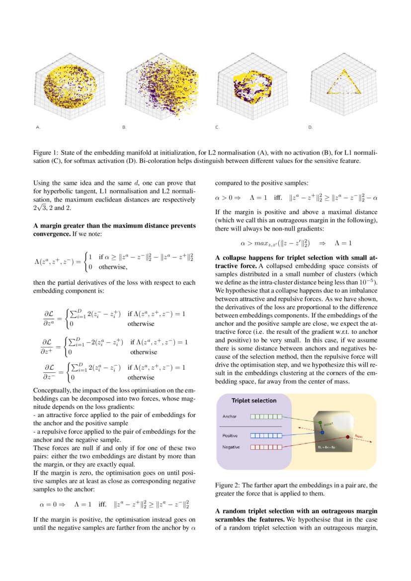 A Fair Classifier Embracing Triplet Collapse | DeepAI