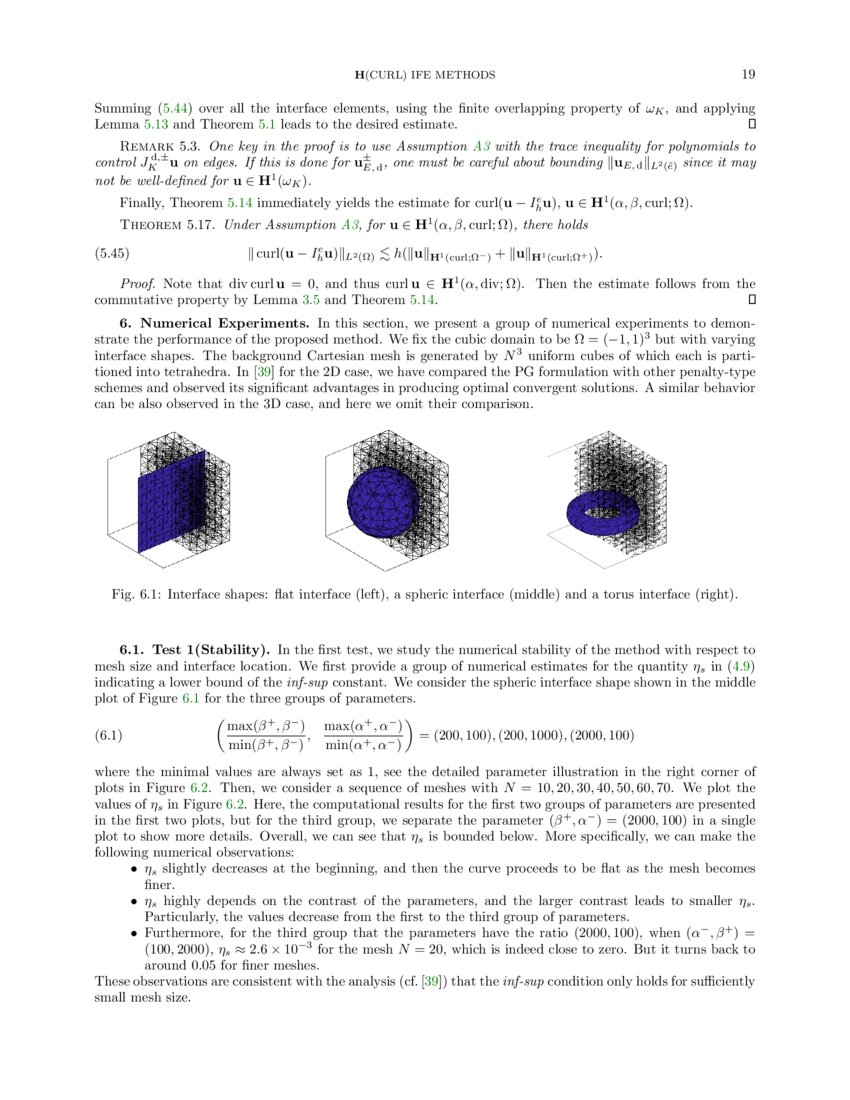 A family of immersed finite element spaces and applications to three ...