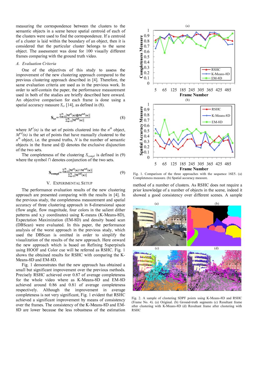 A Feature Clustering Approach Based on Histogram of Oriented Optical Flow and Superpixels | DeepAI