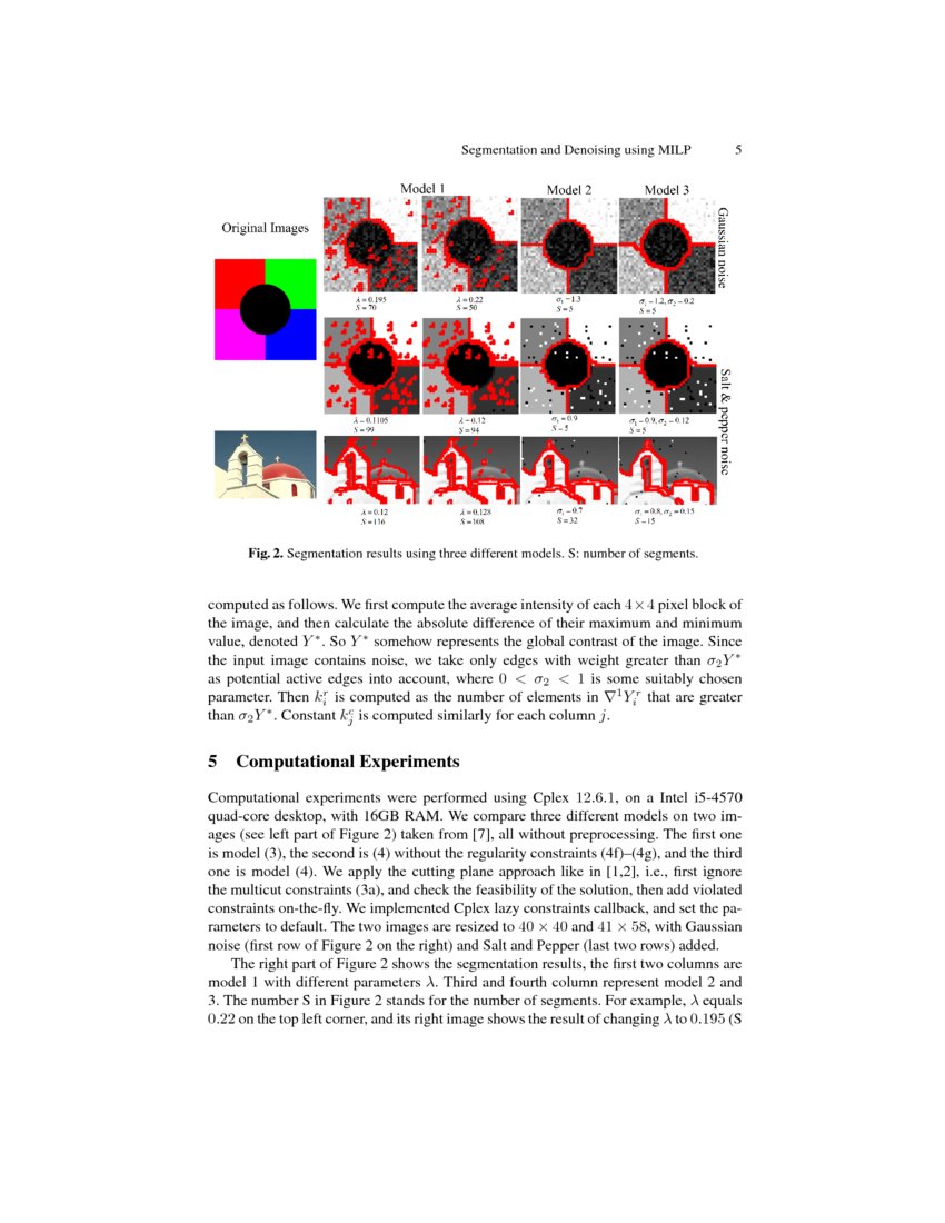 A First Derivative Potts Model for Segmentation and Denoising Using ...