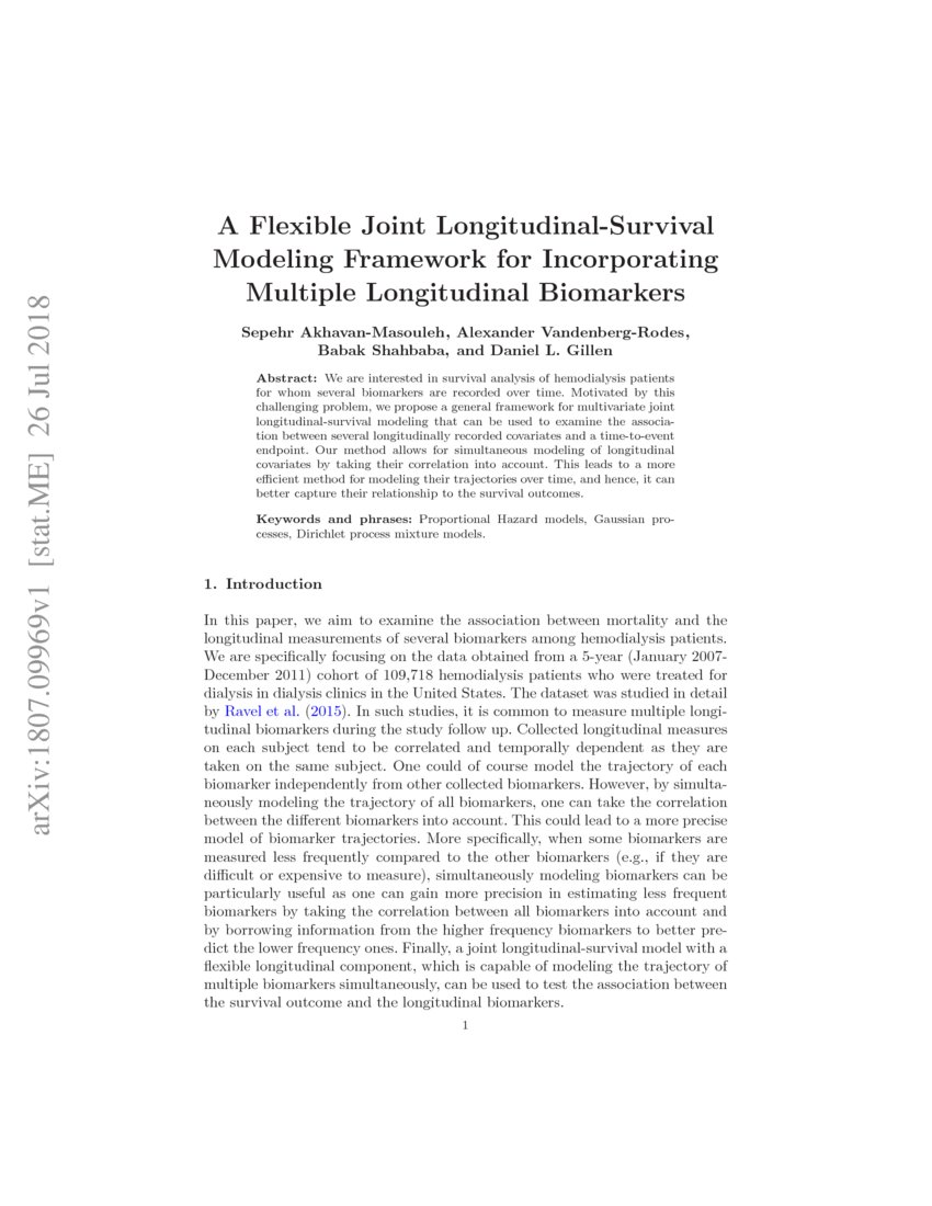 A Flexible Joint Longitudinal Survival Modeling Framework For Incorporating Multiple