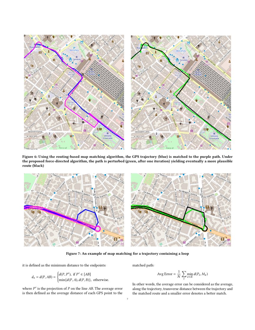 A Force Directed Approach For Offline Gps Trajectory Map Matching Deepai