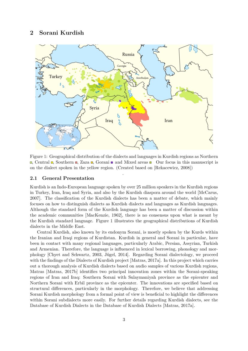 A Formal Description of Sorani Kurdish Morphology | DeepAI