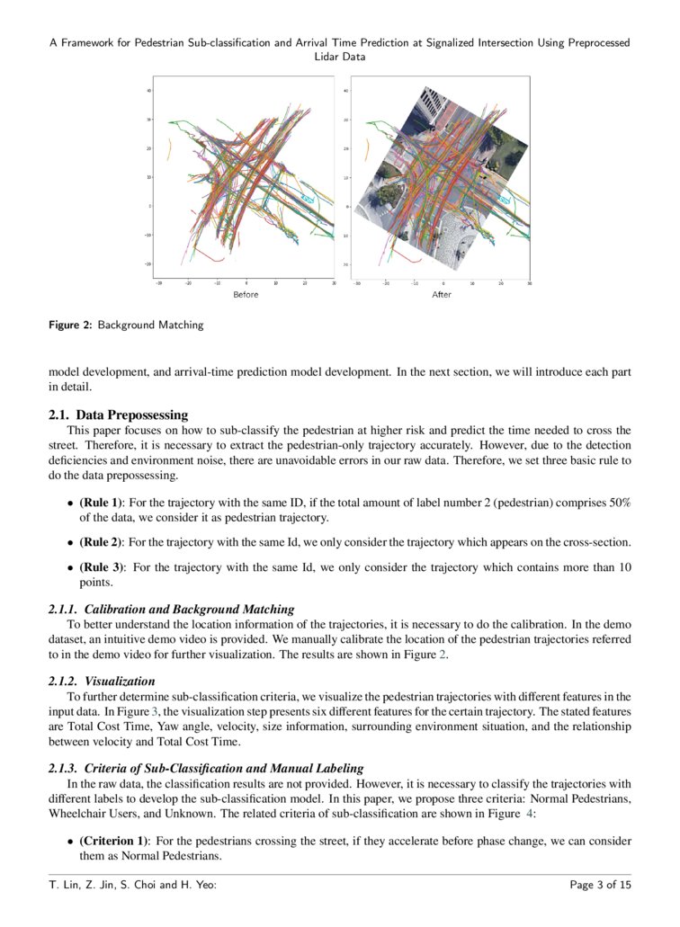 A Framework for Pedestrian Sub-classification and Arrival Time Prediction at Signalized ...