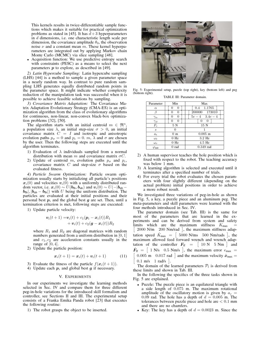 A Framework For Robot Manipulation Skill Formalism Meta Learning And Adaptive Control Deepai