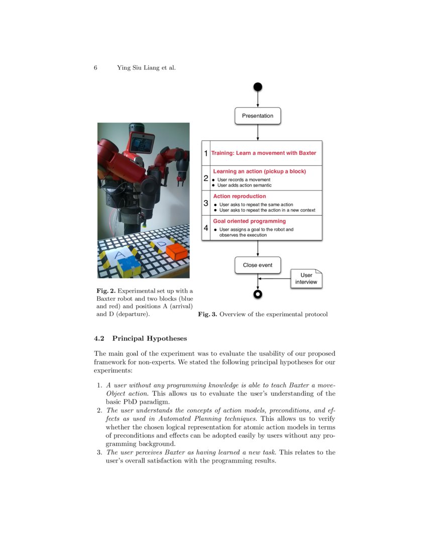 A Framework for Robot Programming in Cobotic Environments: First user experiments | DeepAI