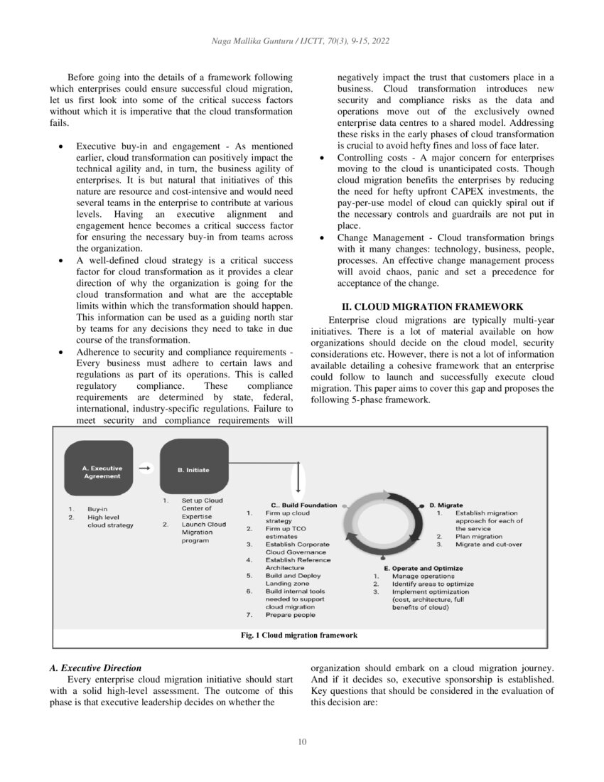 A Framework for Successful Corporate Cloud Transformation | DeepAI