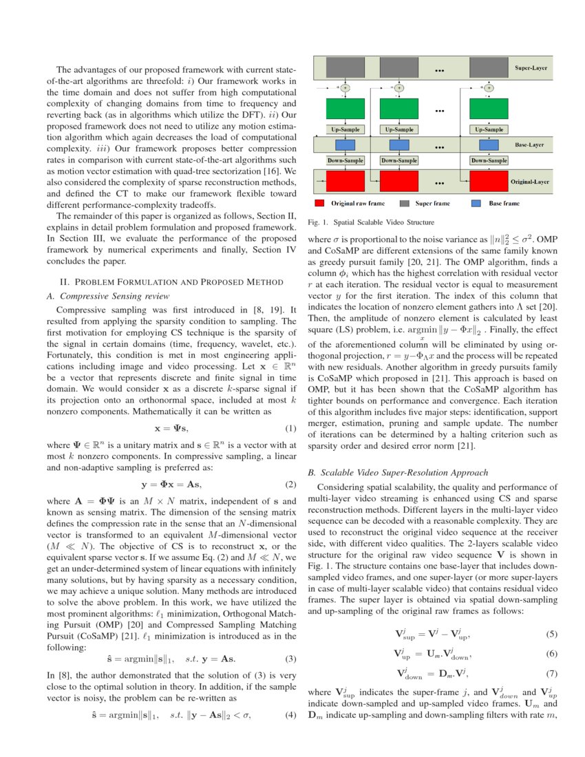 A Framework for Super-Resolution of Scalable Video via Sparse Reconstruction of Residual Frames ...