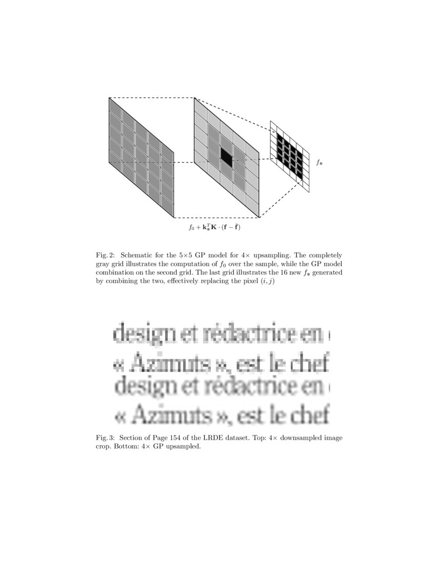 A Gaussian Process Upsampling Model for Improvements in Optical ...