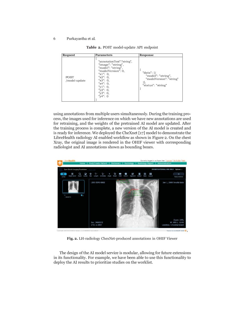 A general-purpose AI assistant embedded in an open-source radiology ...