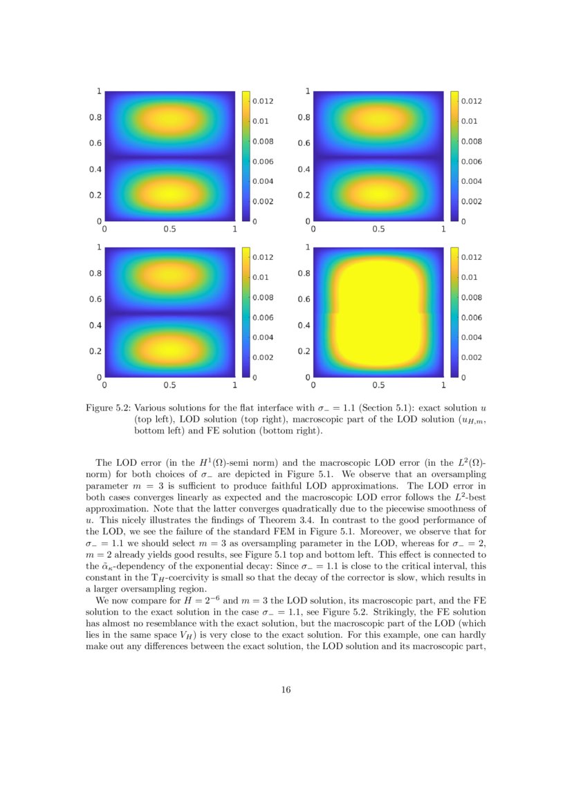 A generalized finite element method for problems with sign-changing ...
