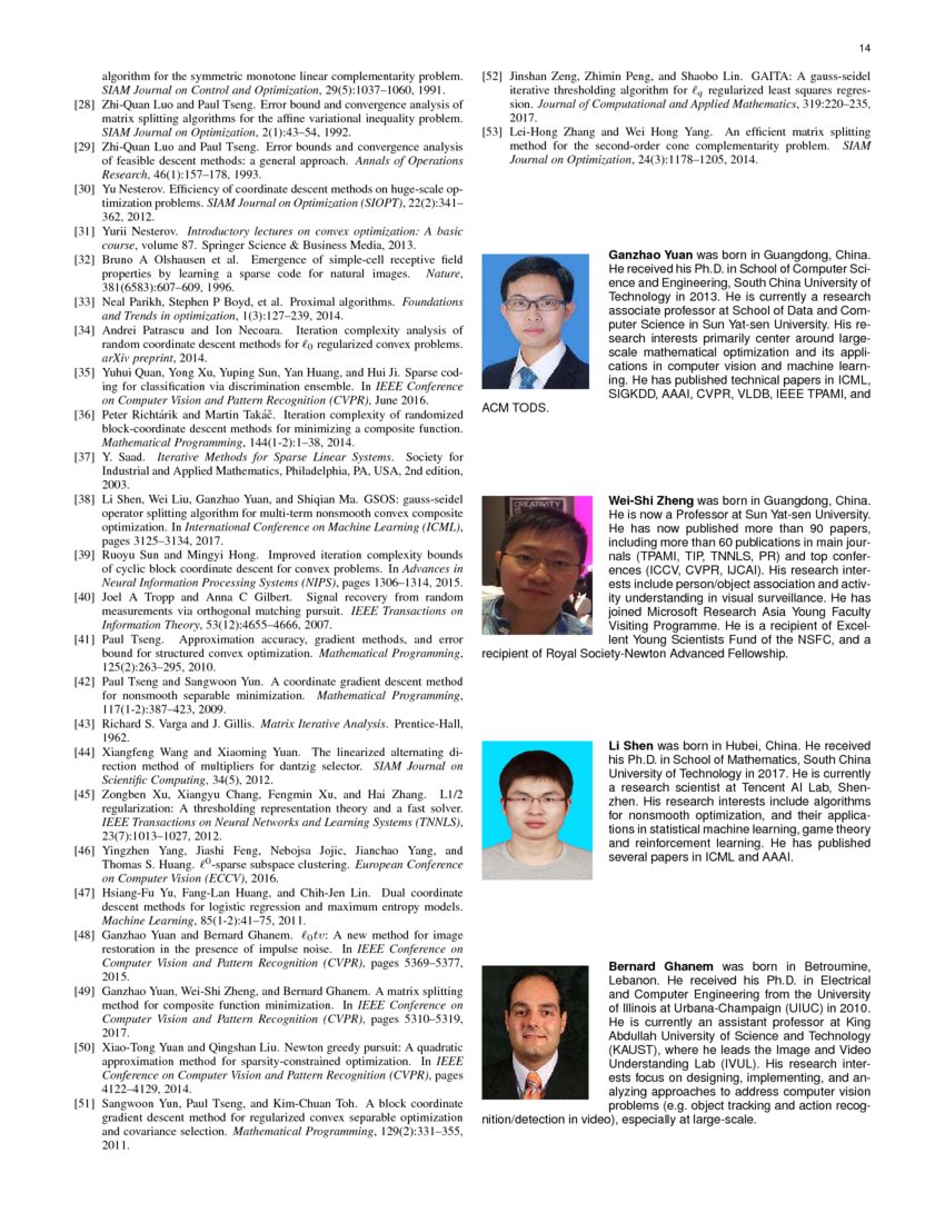 A Generalized Matrix Splitting Algorithm | DeepAI