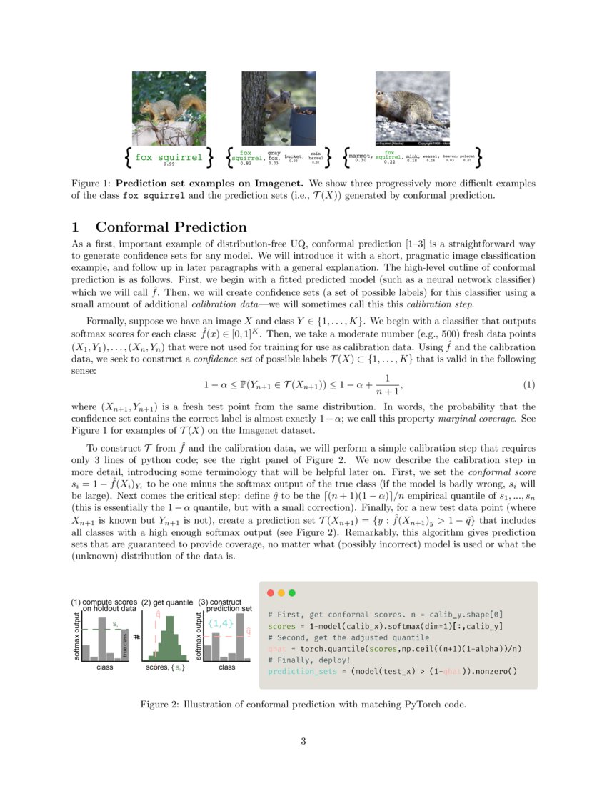 A Gentle Introduction To Conformal Prediction And Distribution Free