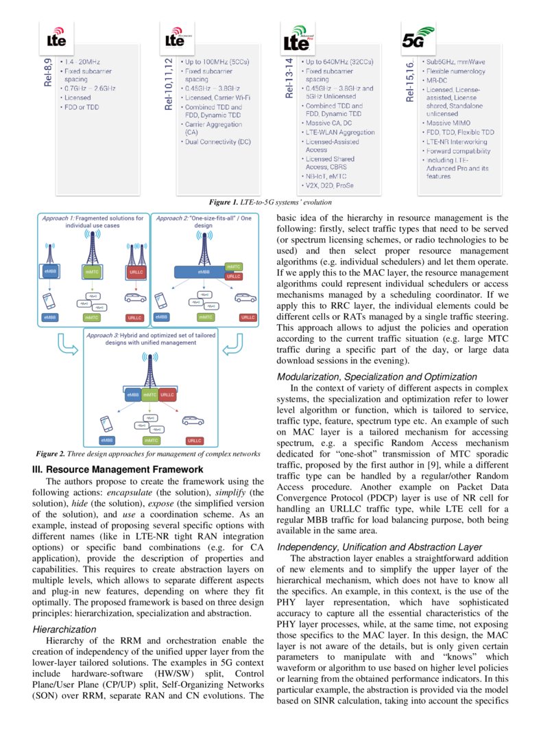 A Hierarchical and Modular Radio Resource Management Architecture for ...