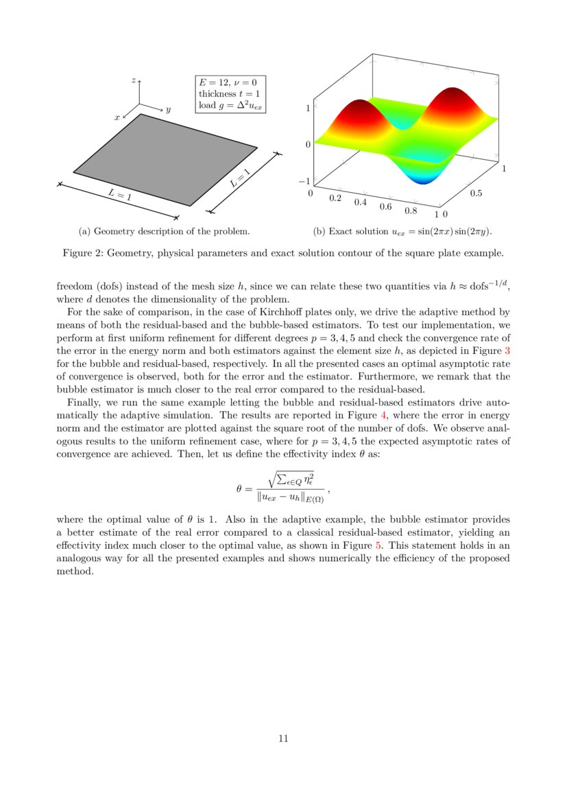 A Hierarchical Approach To The A Posteriori Error Estimation Of