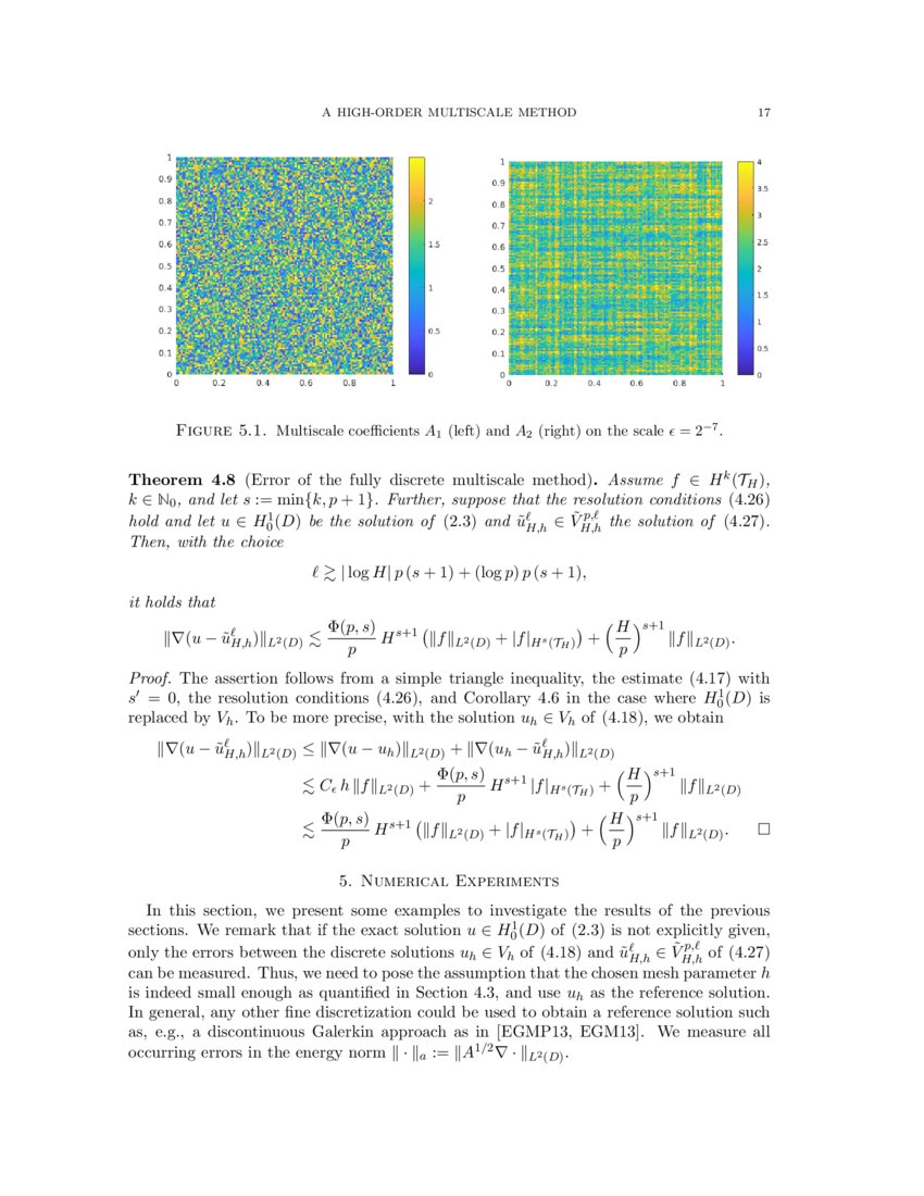 A high-order approach to elliptic multiscale problems with general ...