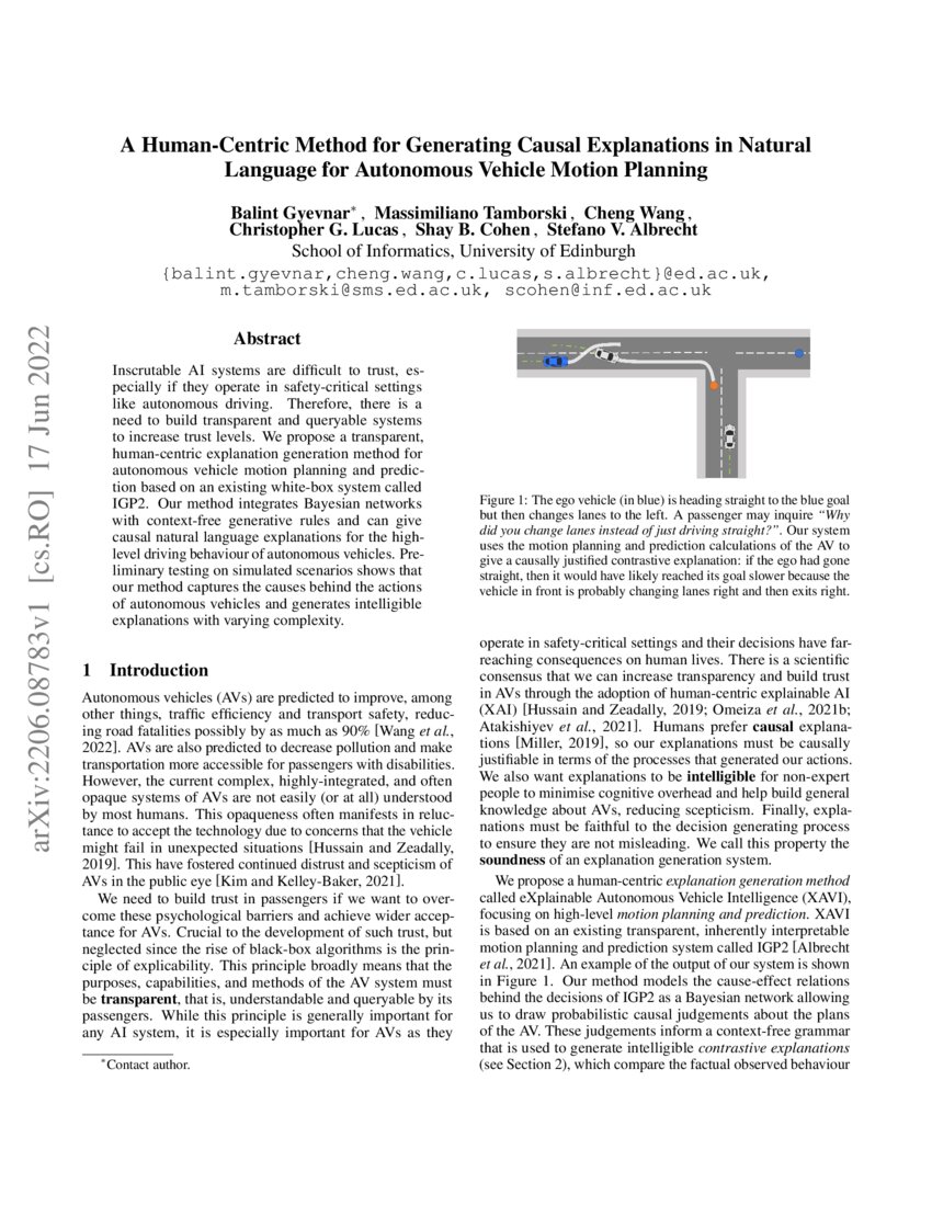 A Human Centric Method For Generating Causal Explanations In Natural