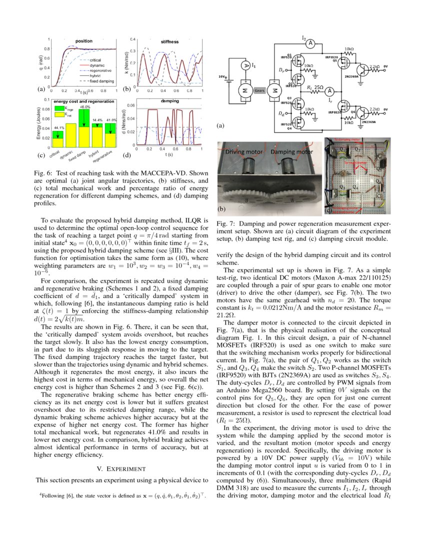 A Hybrid Dynamic-regenerative Damping Scheme for Energy Regeneration in Variable Impedance ...
