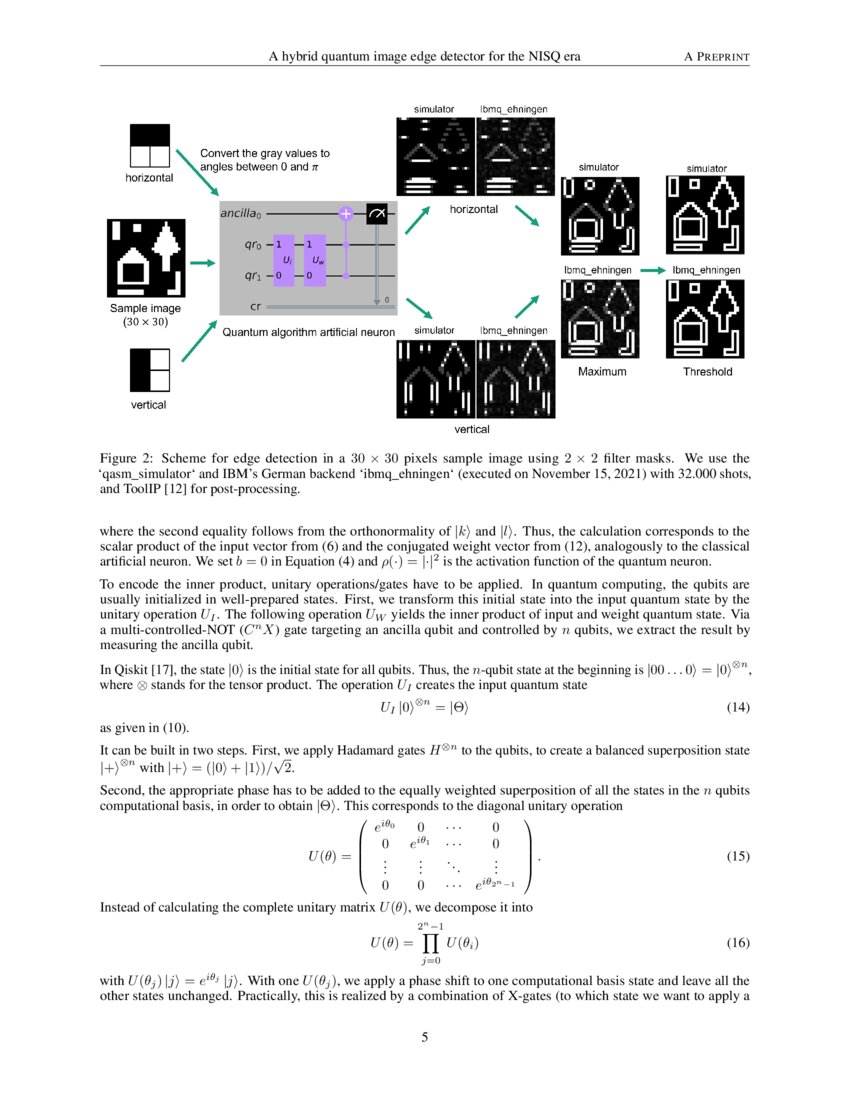 A hybrid quantum image edge detector for the NISQ era | DeepAI