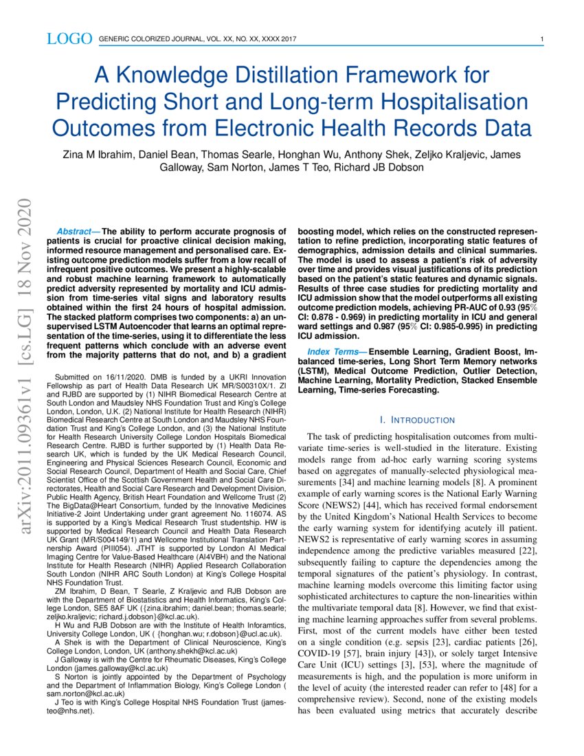 A Knowledge Distillation Ensemble Framework for Predicting Short and ...