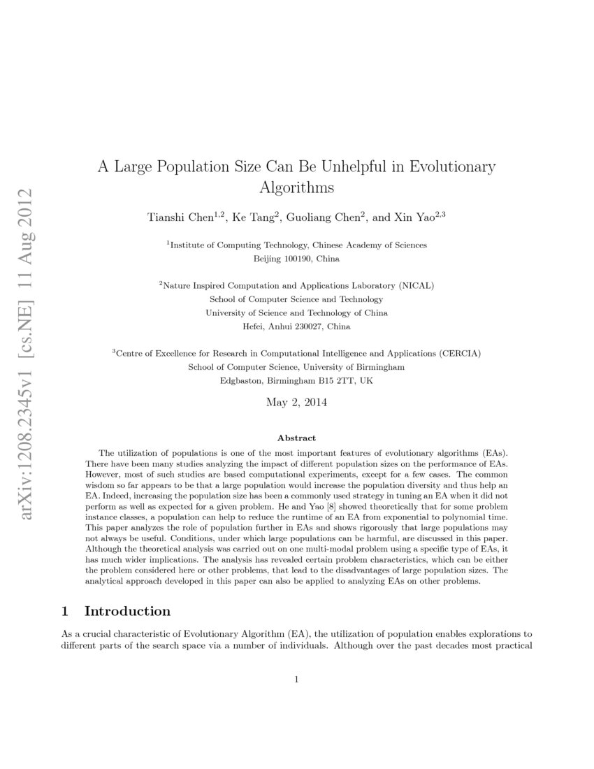A Large Population Size Can Be Unhelpful in Evolutionary Algorithms ...