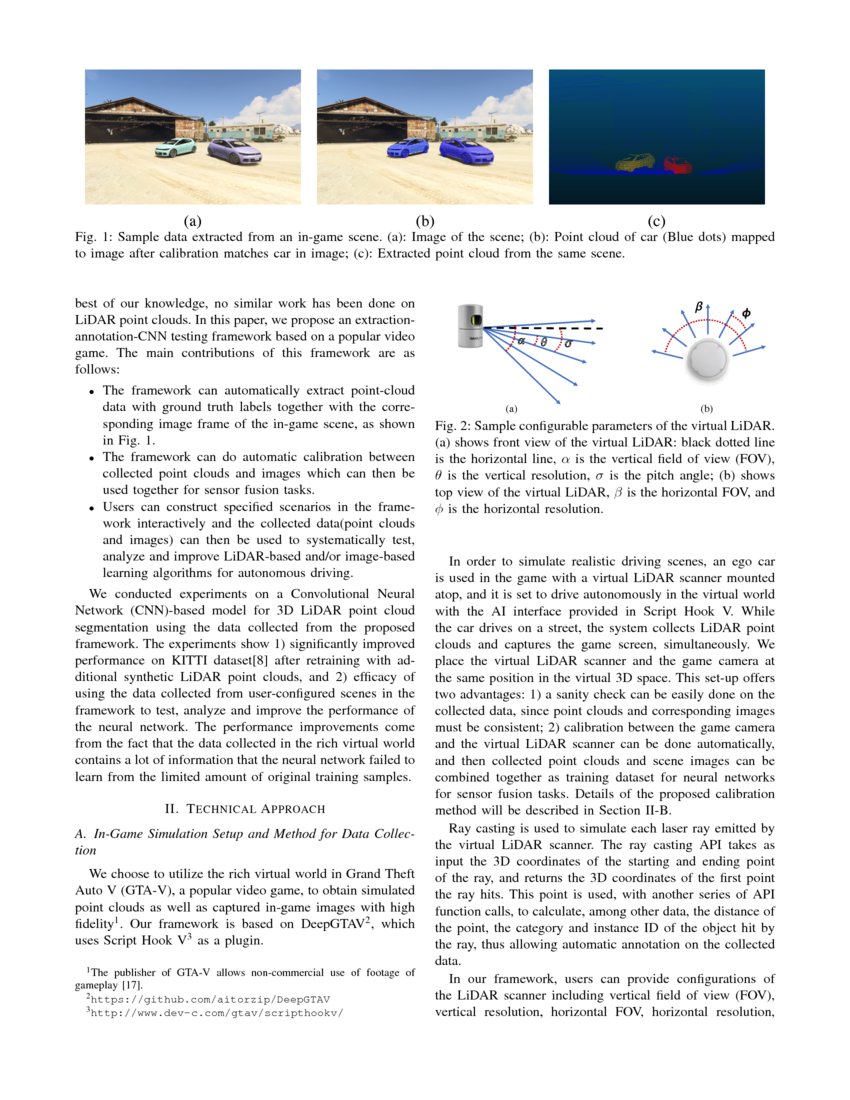 A LiDAR Point Cloud Generator: from a Virtual World to Autonomous ...