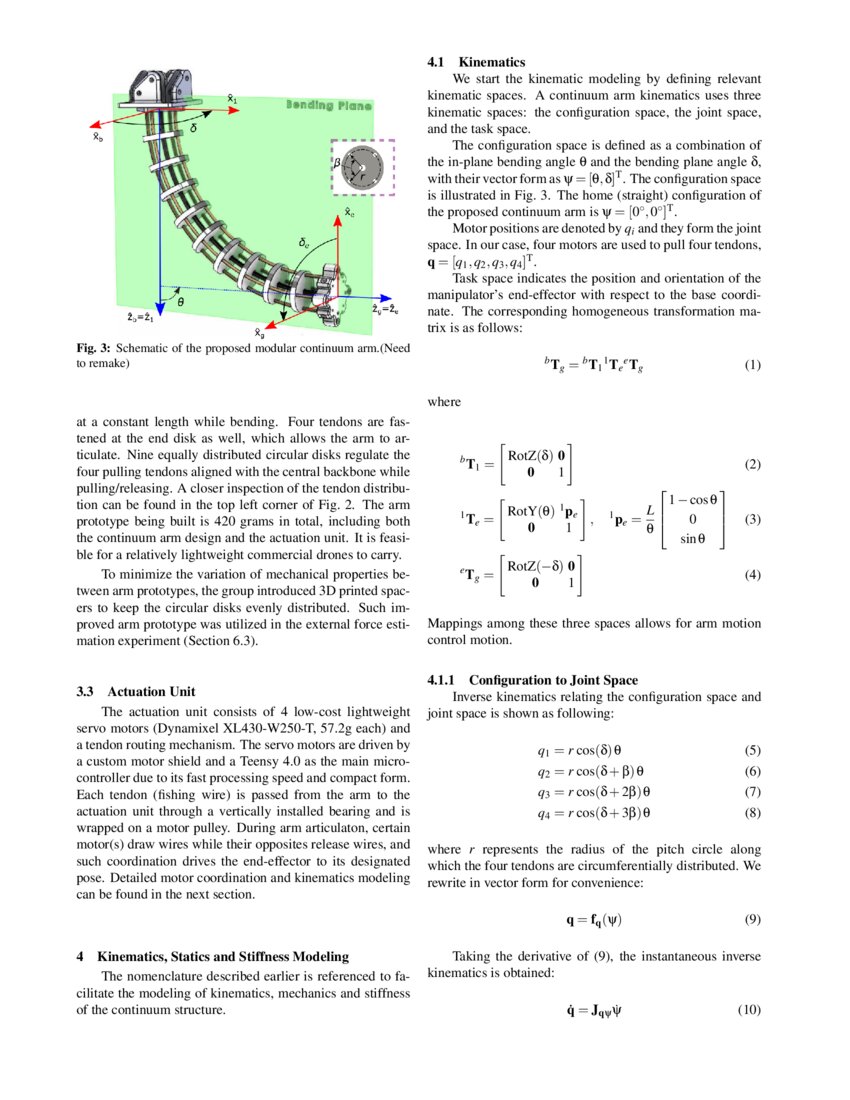 A Lightweight Modular Continuum Manipulator With Imu Based Force Estimation Deepai